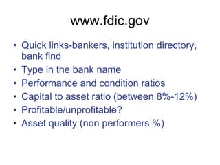 Update On The Banking Industry | PPT