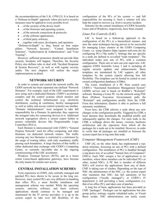 Update On The Cern. Computing And Network Infrastructure For Controls ...