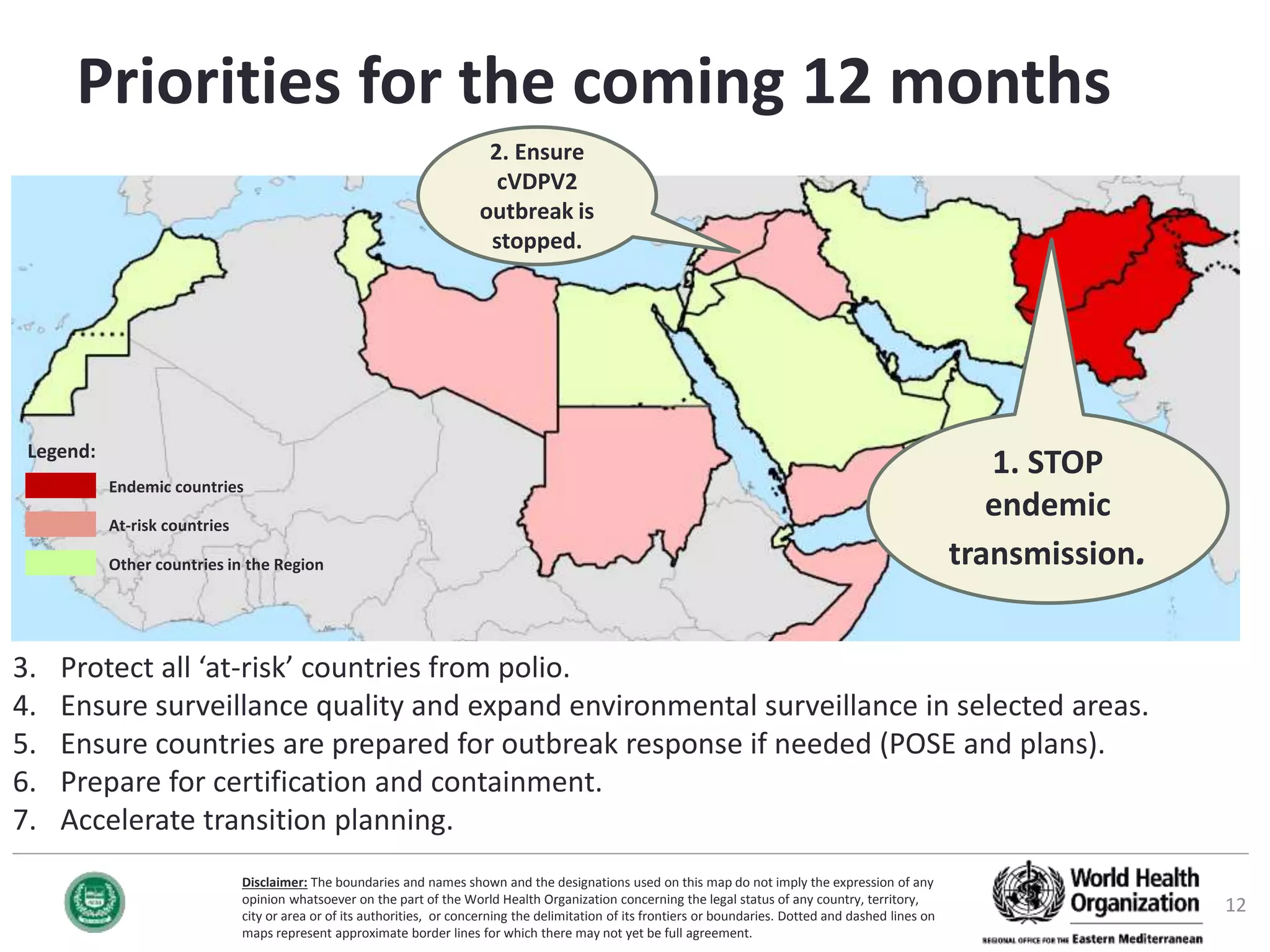 Update on the polio eradication programme in Pakistan and Afghanistan ...
