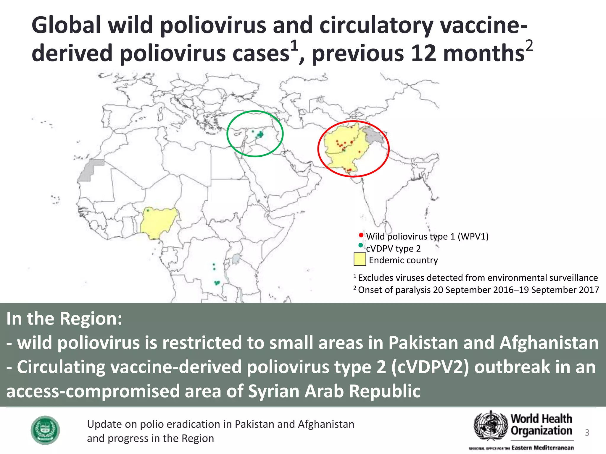 Update on the polio eradication programme in Pakistan and Afghanistan ...