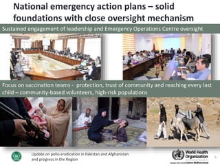 Update on the polio eradication programme in Pakistan and Afghanistan ...