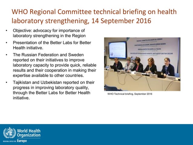 Update on who laboratory strengthening initiative | PDF