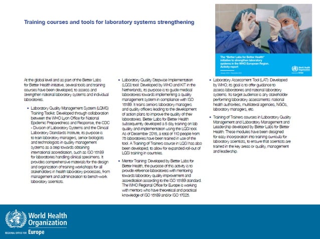 Update on who laboratory strengthening initiative | PDF