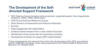 Self-Directed Support project update | PPT