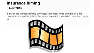 Update production schedule | PPT