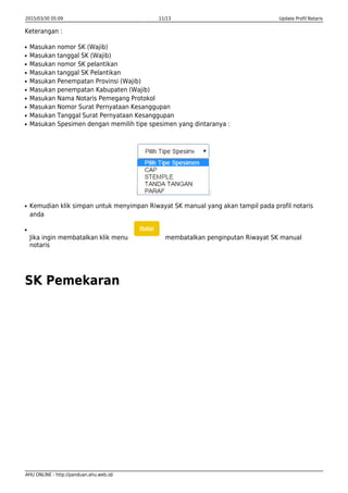 Update profil notaris | PDF