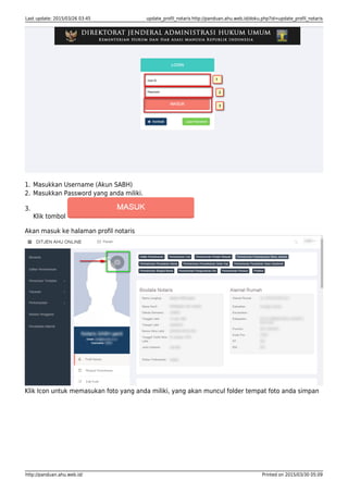 Update profil notaris | PDF