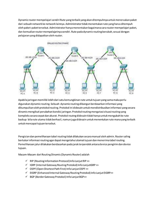 Update routing | PDF