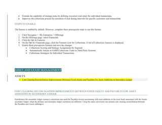 Oracle Fusion latest UPDATES 23A for finance | PDF