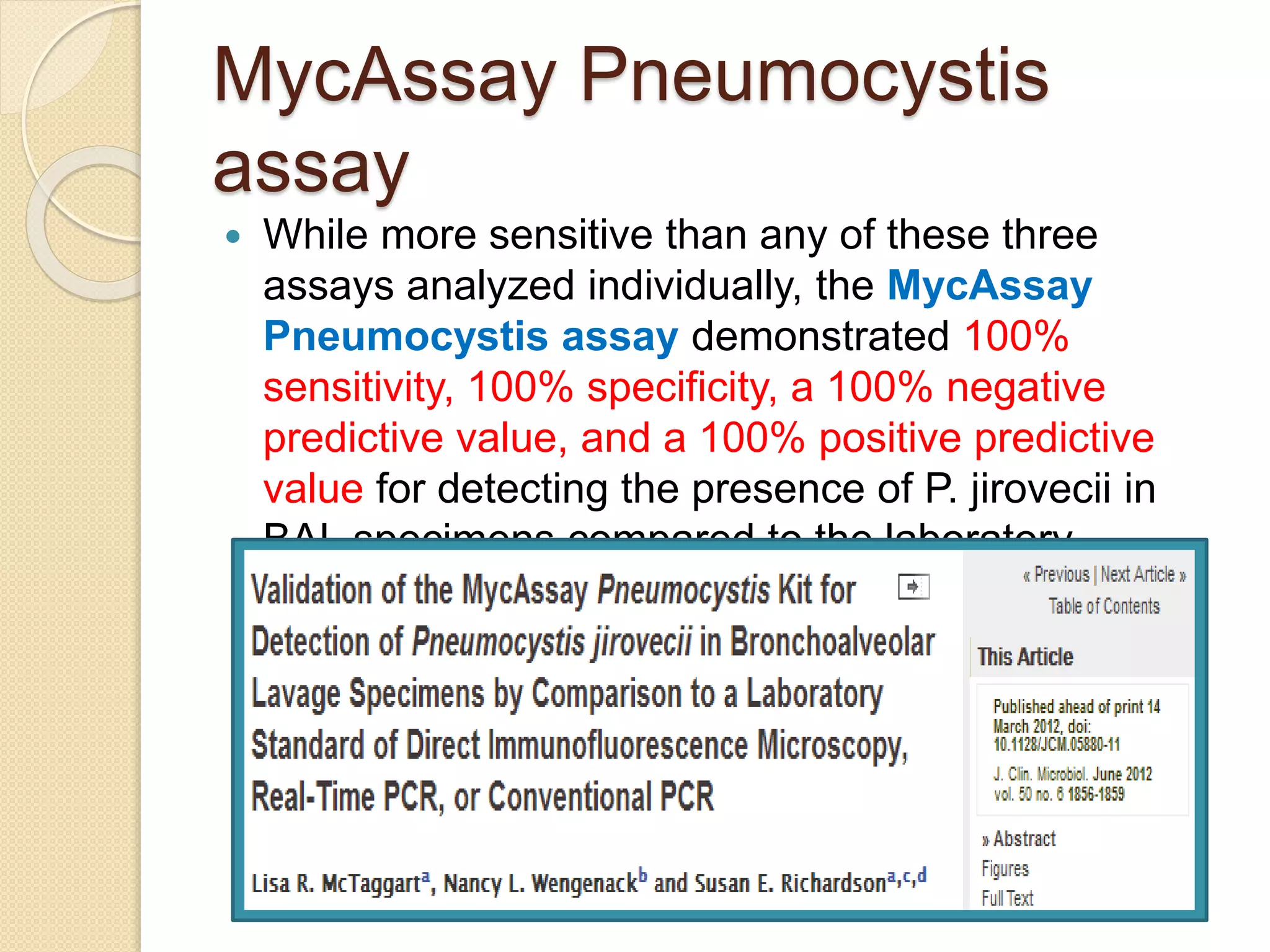 pneumocystis pneumonia | PPTX