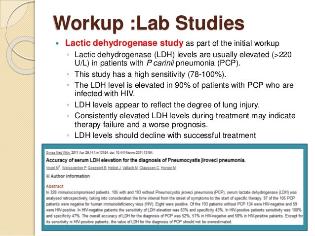 pneumocystis pneumonia