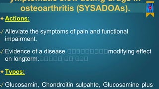 Updates in managment of osteoarthritis. | PPTX
