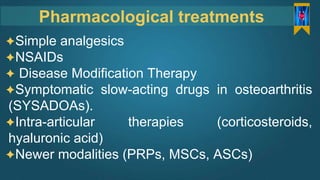 Updates in managment of osteoarthritis. | PPTX