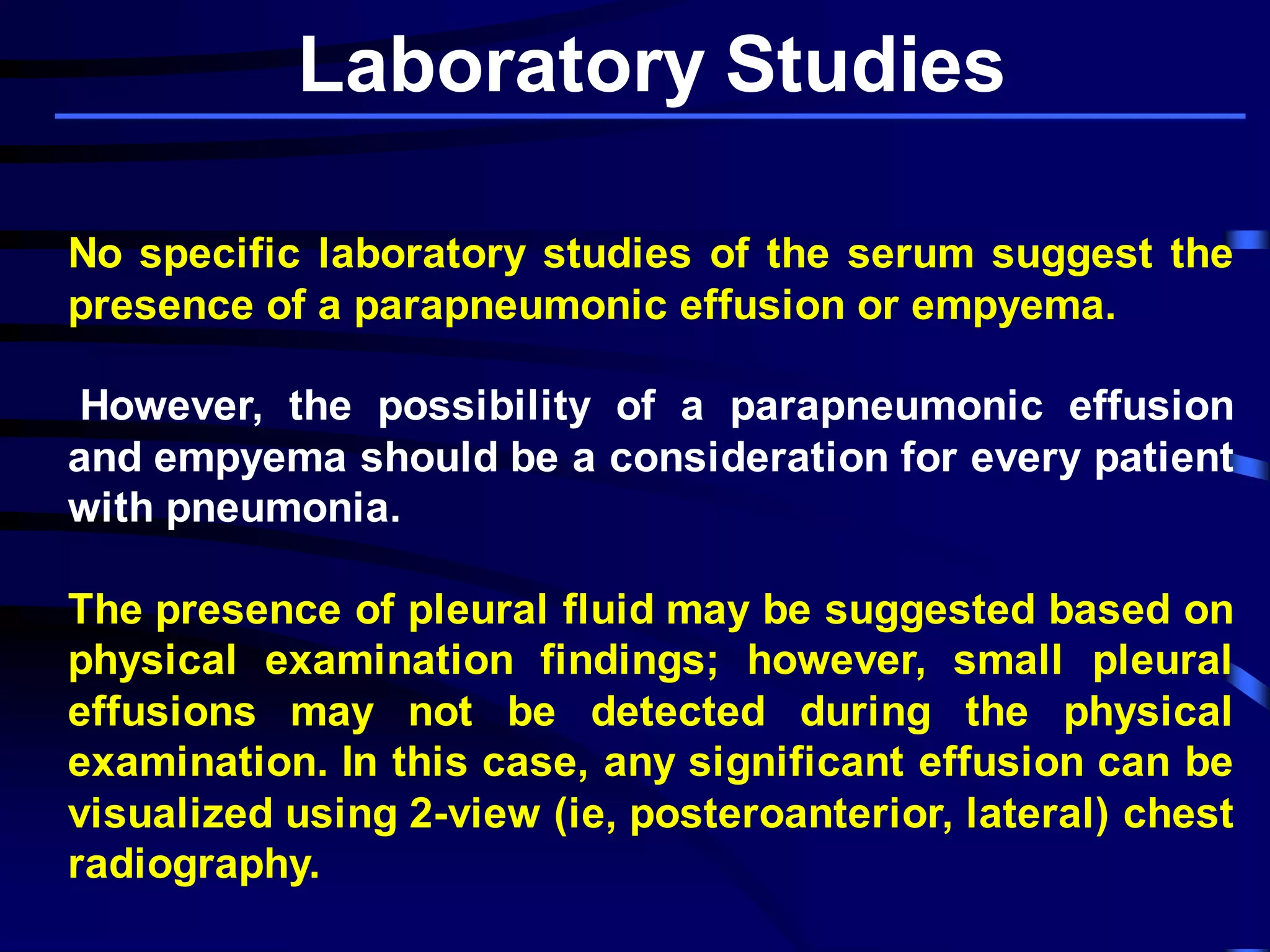 Updates in Parapneumonic Effusion and Empyema | PDF