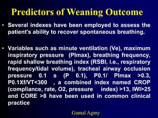:Weaning from Mechanical Ventilation :Recent Updates | PDF