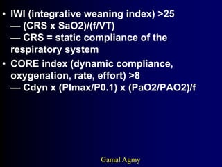 :Weaning from Mechanical Ventilation :Recent Updates | PDF