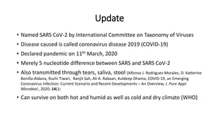 Updates on Covid 19 By Corona Virus.pptx