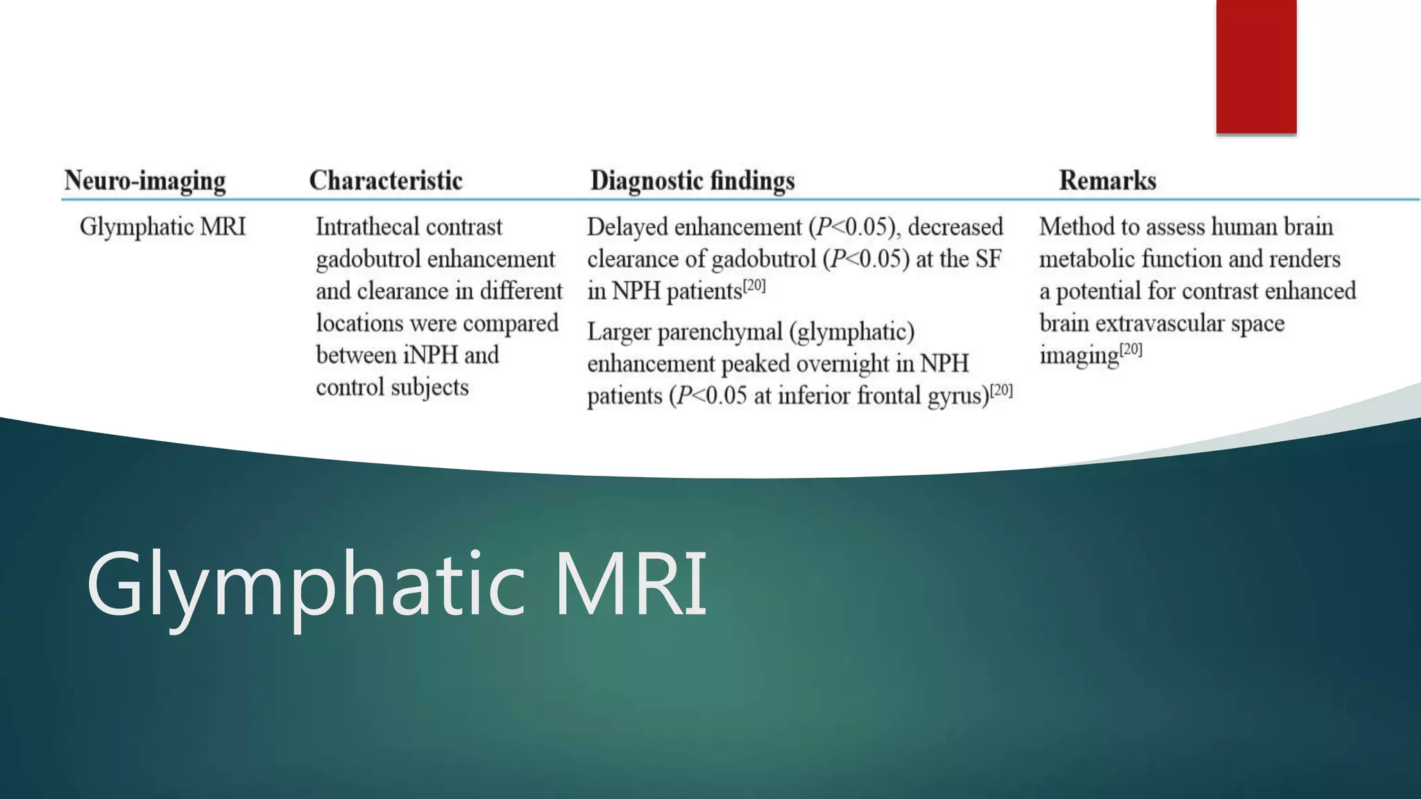 Idiopathic normal pressure hydrocephalus | PPT