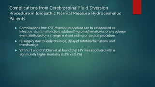 Idiopathic normal pressure hydrocephalus | PPT