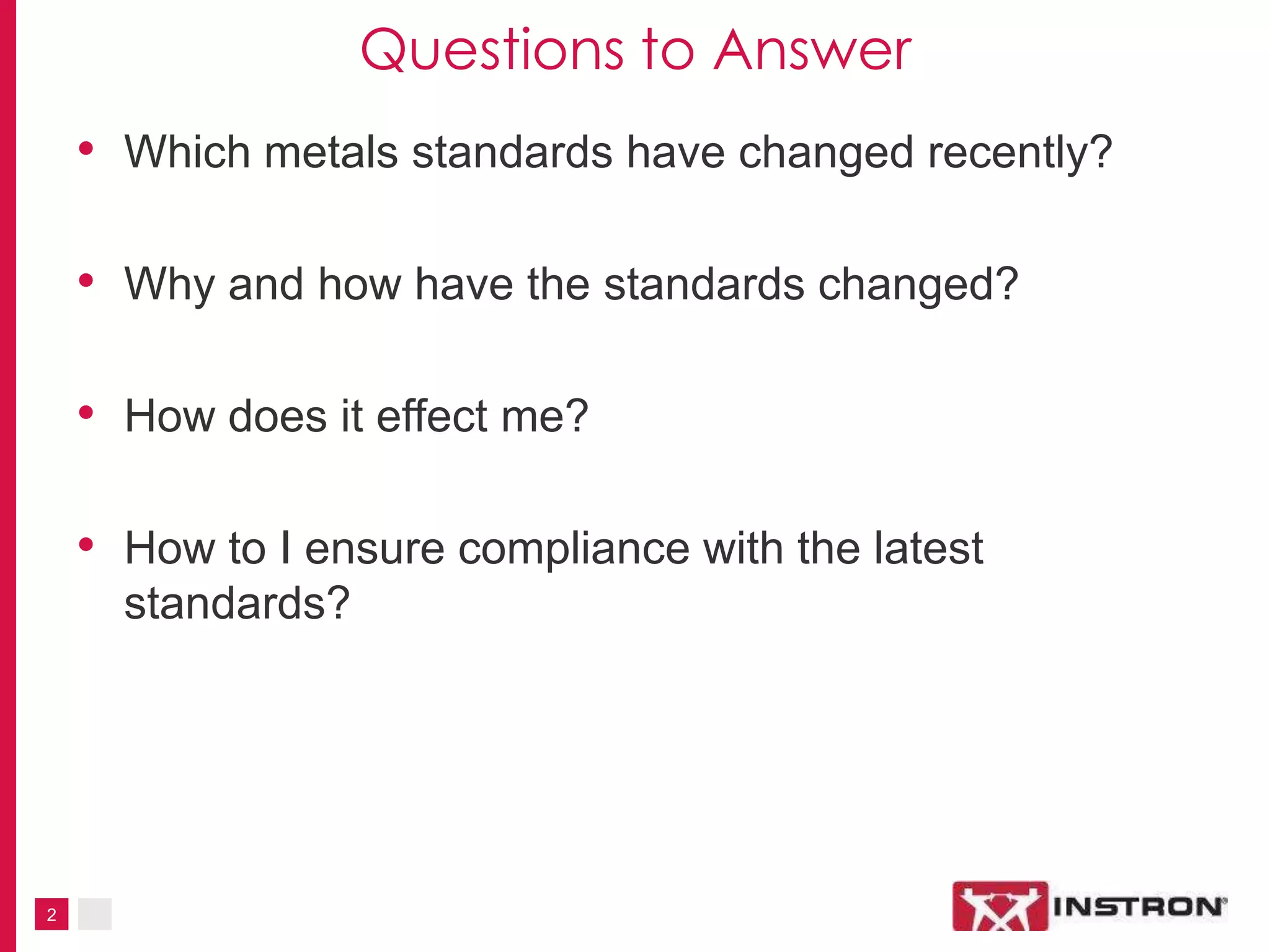 Metals Tensile Testing Standards - ISO 6892-1 ASTM E8/8M - Strain ...