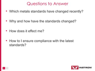 Metals Tensile Testing Standards - ISO 6892-1 ASTM E8/8M - Strain ...