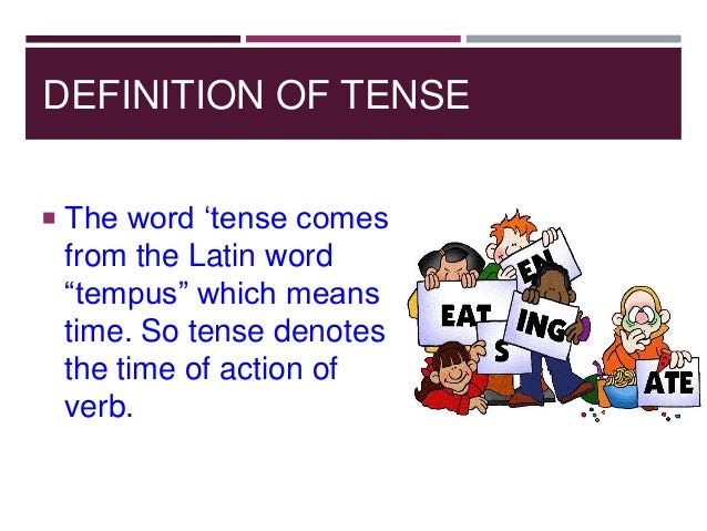 Tense and its clasification