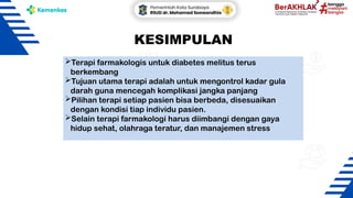 UPDATE TERAPI FARMAKOLOGIS DIABETES MELITUS | PPTX
