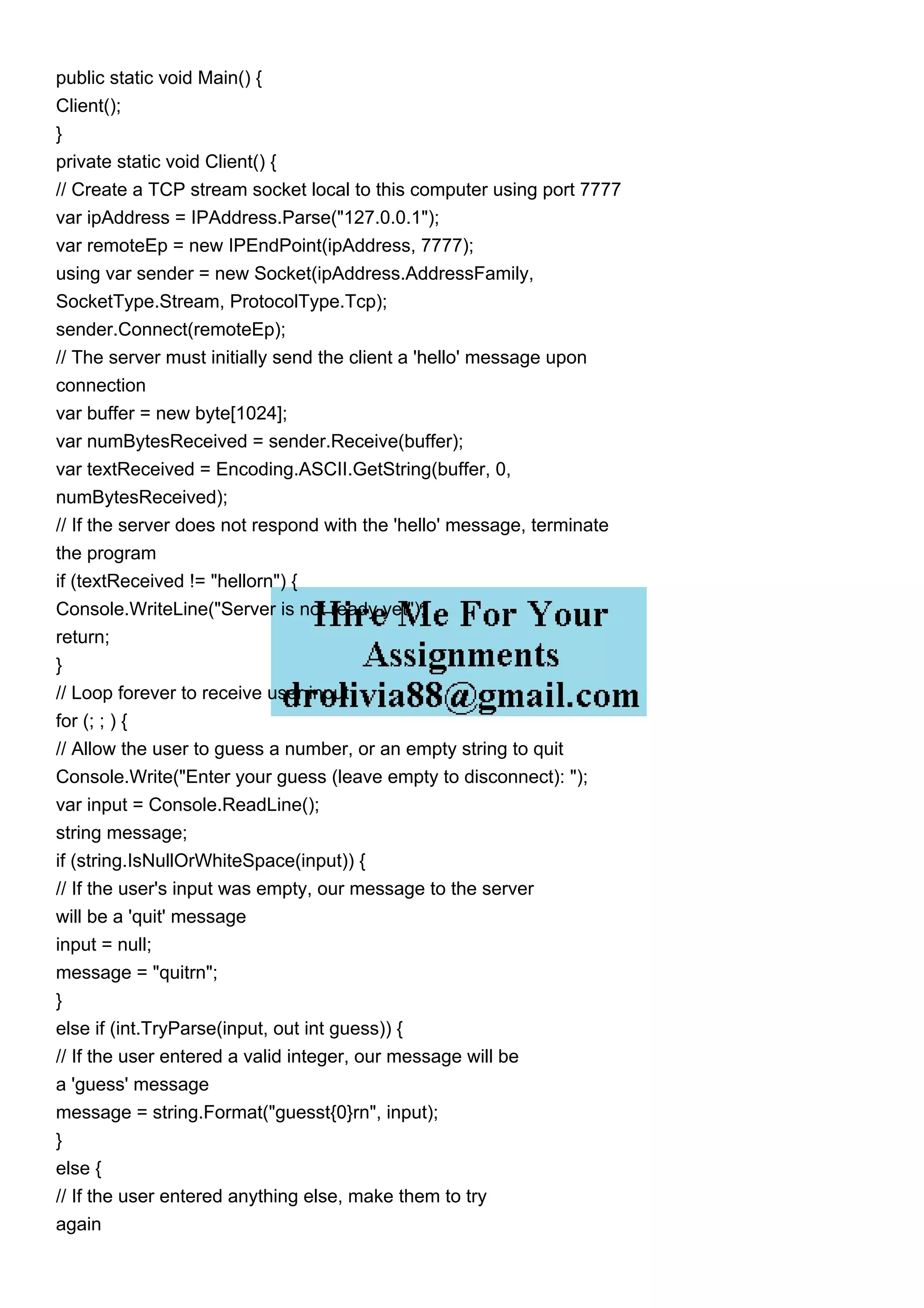 Update the Assignment 3 code to follow the guidelines below .pdf