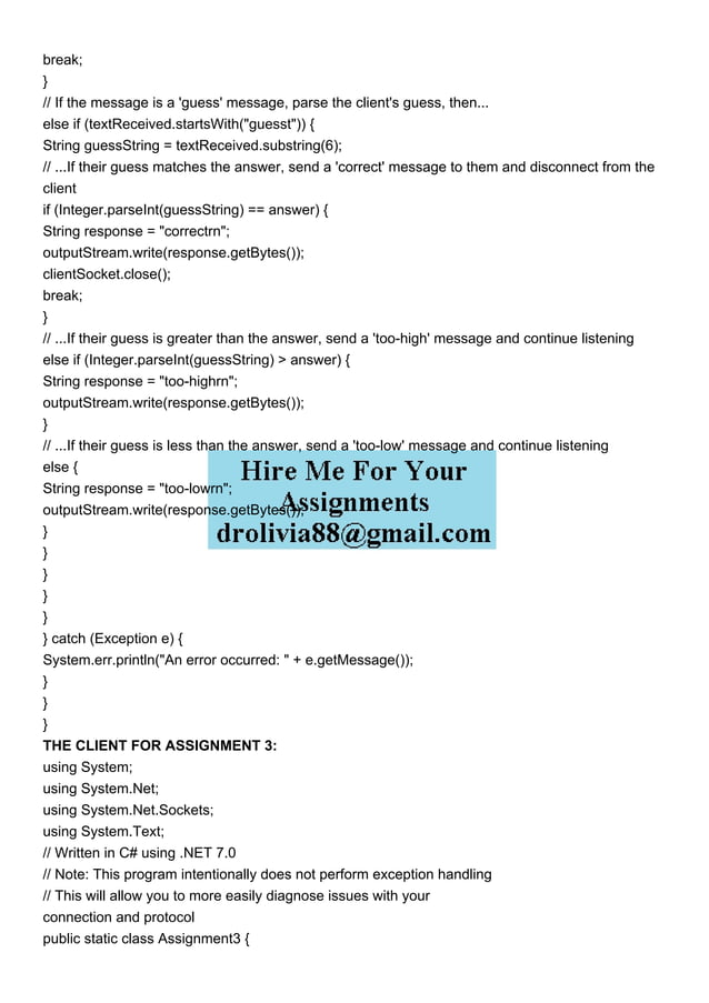 Update the Assignment 3 code to follow the guidelines below .pdf