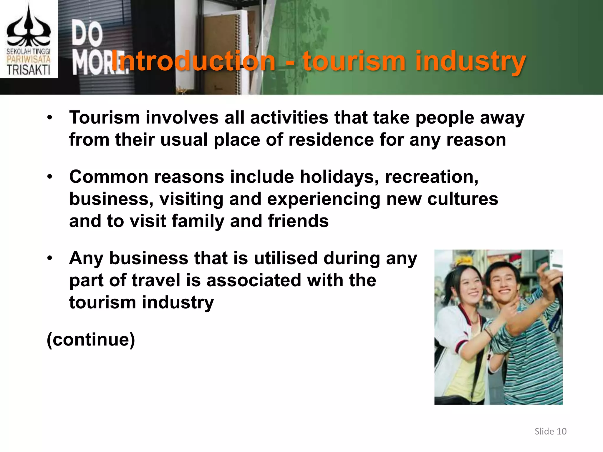 Update tourism industry knowledge.part 1 | PPT