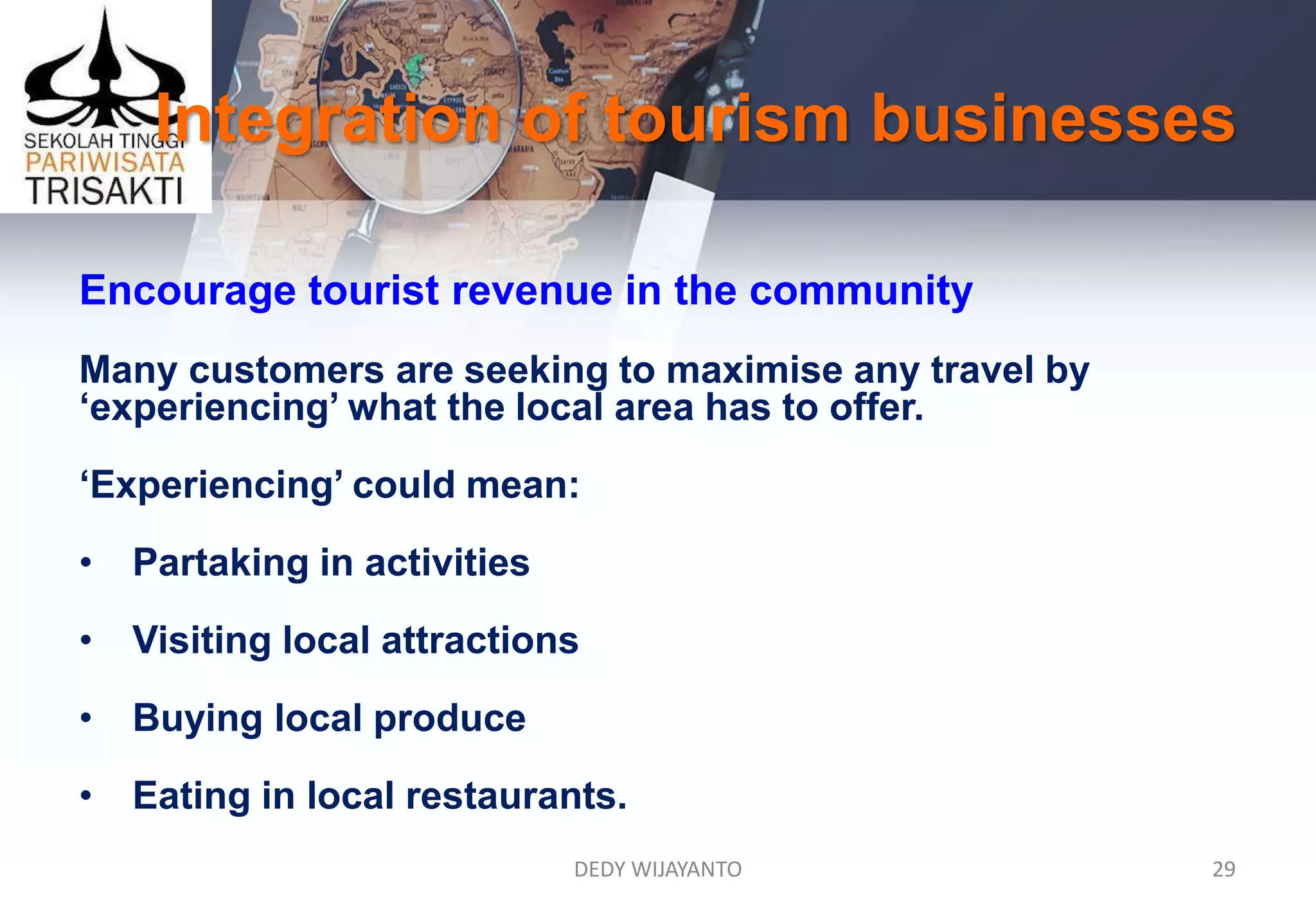 Update tourism industry knowledge. part 2 | PPT