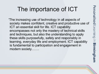 Updating Ict Schemes 4 Strands Of Ict | PPT