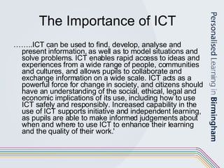 Updating Ict Schemes 4 Strands Of Ict | PPT