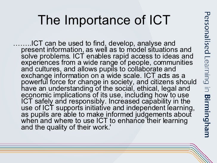 Updating Ict Schemes 4 Strands Of Ict