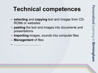 Updating Ict Schemes 4 Strands Of Ict | PPT