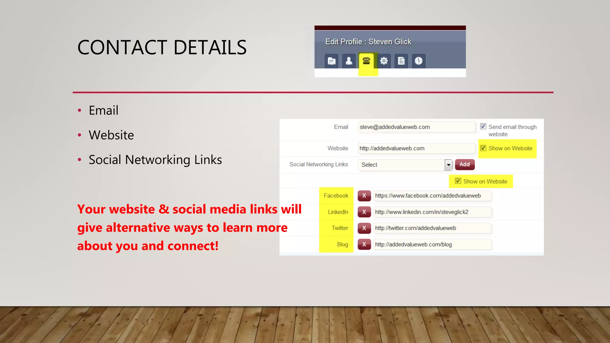 Updating your BNI Connect Profile | PPTX