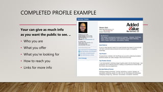 Updating your BNI Connect Profile | PPTX