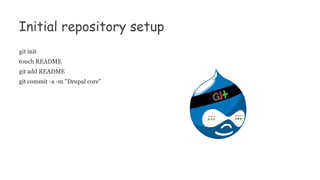 Updating drupal core in a git way | PPT