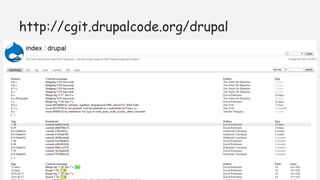 Updating drupal core in a git way | PPT