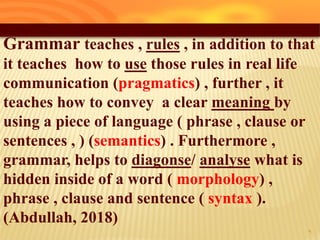 Updating lecture 1 introduction to syntax | PDF | Ear, Nose and Throat Conditions | Diseases and ...