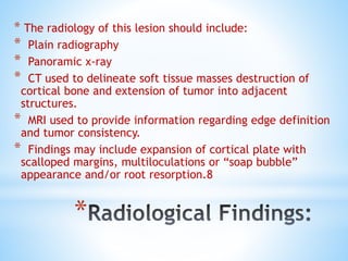 Updating on ameloblastoma | PPT