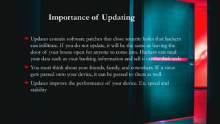Updating Operating Systems and Applications | PPTX
