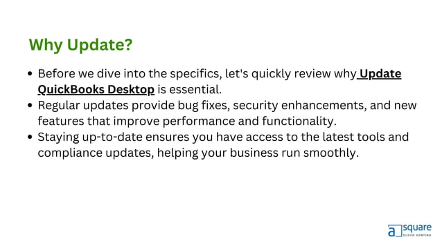 Expert Tips for a Seamless QuickBooks Desktop Update | PPT