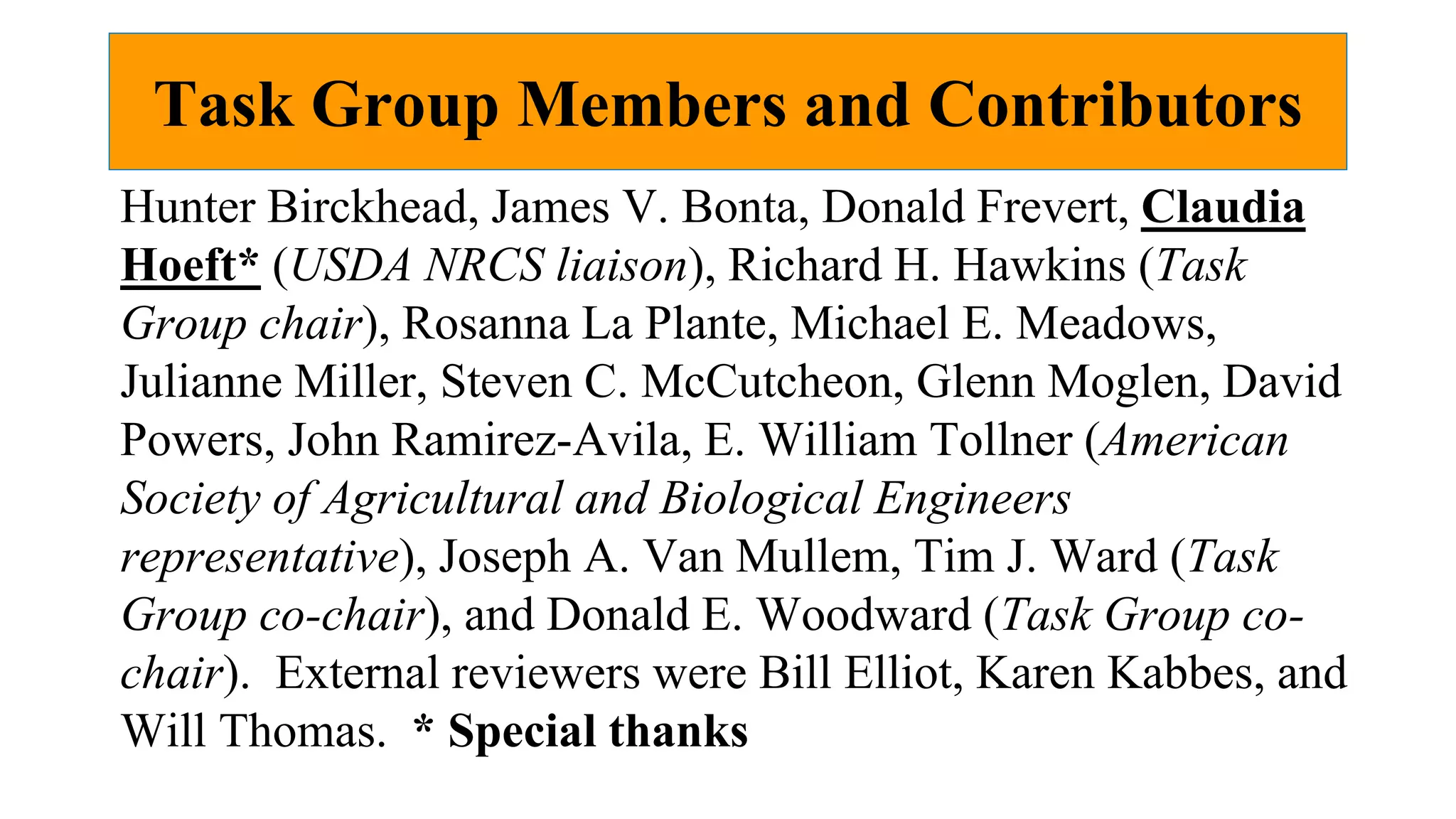 Updating The Curve Number Method For Rainfall Runoff Estimation Ppt
