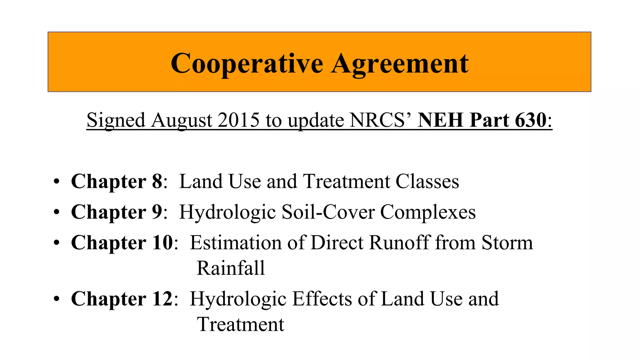 Updating The Curve Number Method For Rainfall Runoff Estimation Pptx