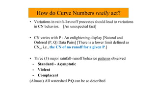 Updating the curve number method for rainfall runoff estimation | PPTX
