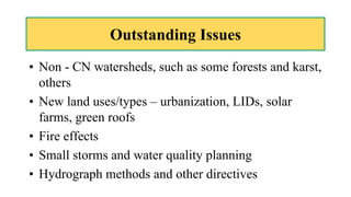 Updating the curve number method for rainfall runoff estimation | PPTX