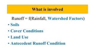 Updating the curve number method for rainfall runoff estimation | PPTX