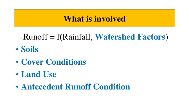 Updating the curve number method for rainfall runoff estimation