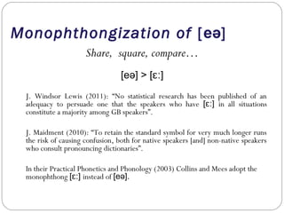 Updating the model accent - Pronuncing Dictionaries in the 21st century ...